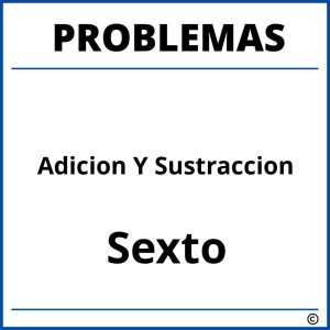 Problemas de Adicion Y Sustraccion para Tercer Grado de Primaria - PDF