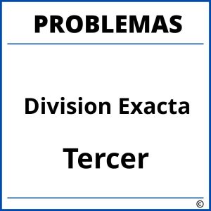 Problemas de Division para Tercer Grado de Primaria - PDF